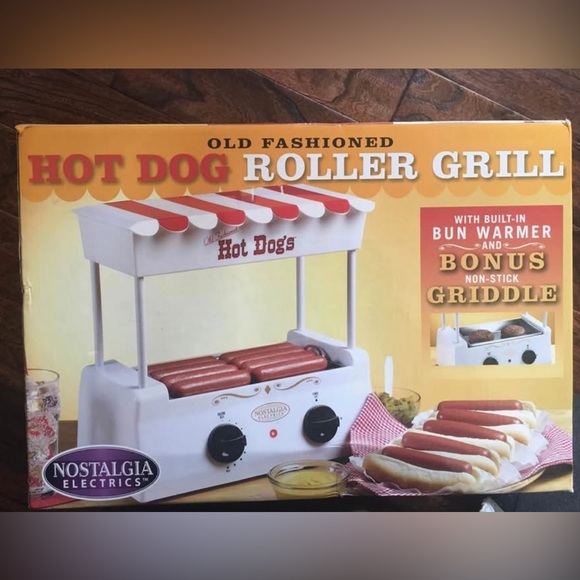 Nostalgia | Kitchen | Nostalgia Electrics Hot Dog Roller Grill With Top ...
